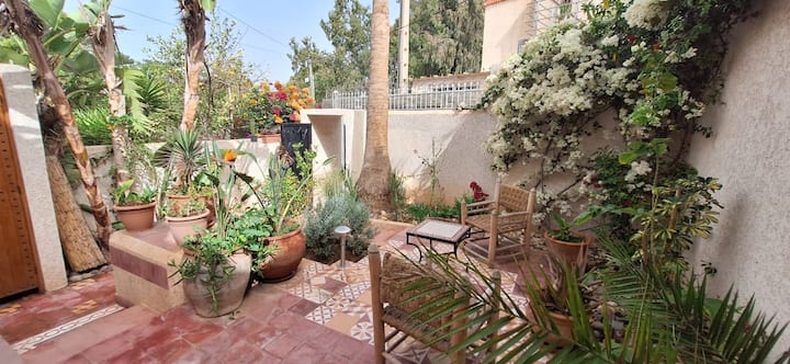 Ravissante Maison 2 Chambres Avec Jardin Verdoyant - Agadir