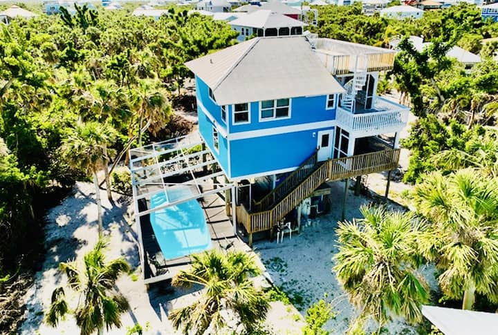 Luxury Beach Retreat W/ Pool, Views & Golf Carts - 卡普蒂瓦