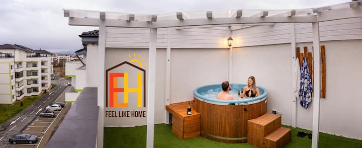 Flh-skyline Retreat-jacuzzi, Bbq & Panoramic Views - Ocna Sibiului