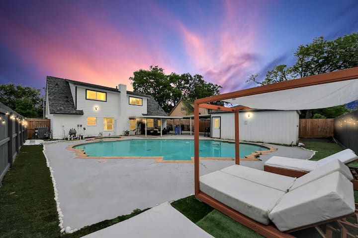 *Pool | Modern Escape With Chic Vibes - Stafford, TX