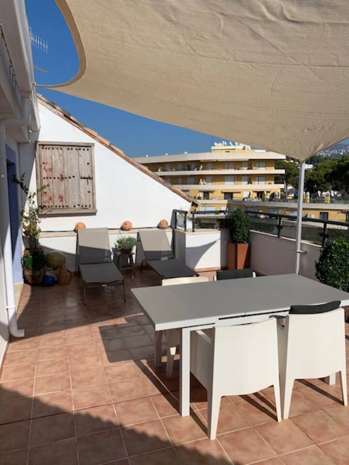 Penthouse Moraira Center | Pool | Roof Terrace - Moraira