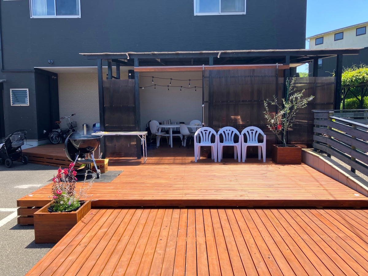 【Animaux acceptés Excursion à】 la campagne/Terrasse avec lits jumeaux/3 ...