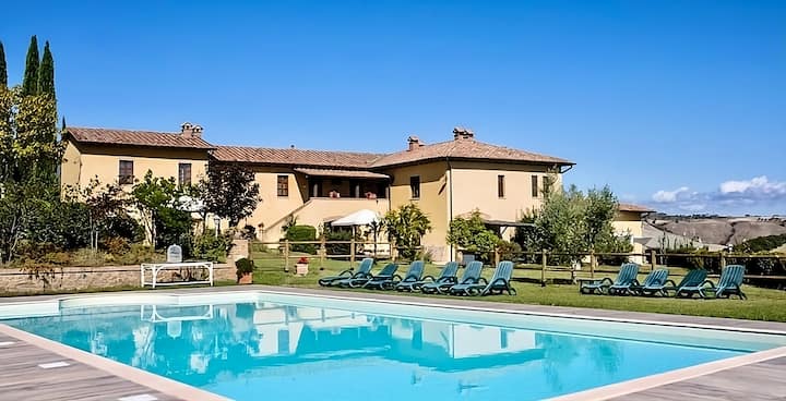Farmhouse Apt-breathtaking Views - Rapolano Terme