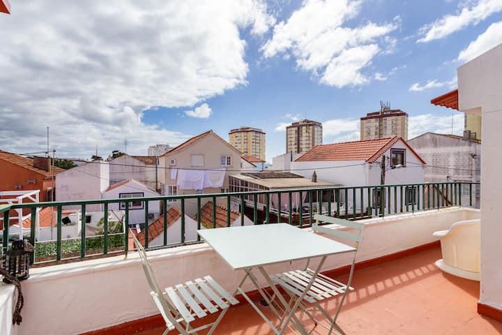 Vita Portucale | Costa Caparica Triplex W/ Terrace - Costa da Caparica
