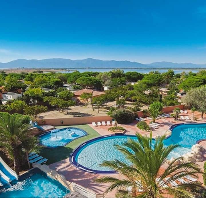 Mobil Home Dans Camping Face Mer - Canet-en-Roussillon