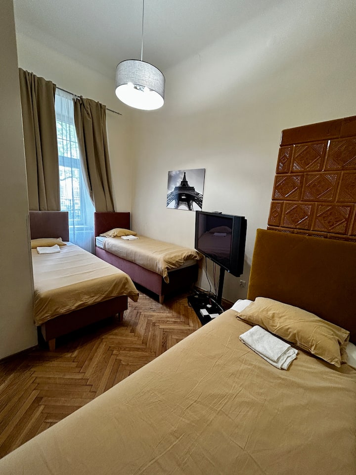 Triple Rooml Blue Style - Hello - Krakow