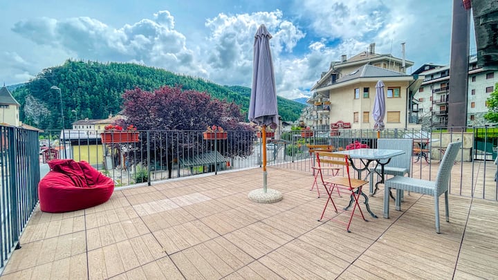 Tabor: Bilocale 5 P.l. Con Terrazzo - Bardonecchia