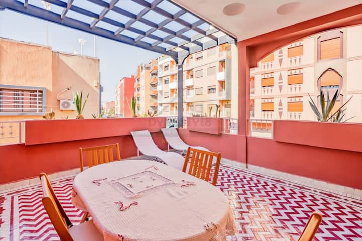 3 Chambres Avec Terrasse Proche Majorelle - Marrakesh