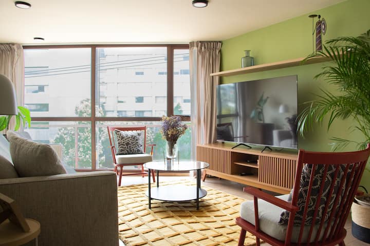 Chulísimo Depto. 3 Amplías Recamara Wifi Simétrico - Mexico City