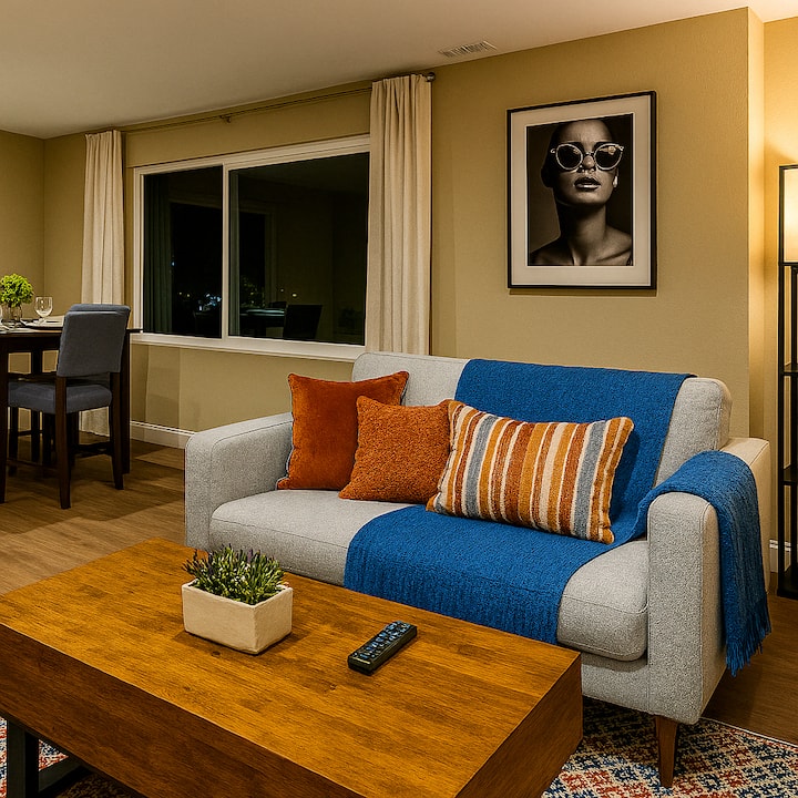 Homey 1br Apt In Ssfo | W/ Washer + Dryer + Wifi - San Bruno, CA