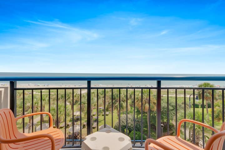 Oceanfront 2 Br/3 Bath, 3 Balconies Near Boardwalk - 머틀 비치