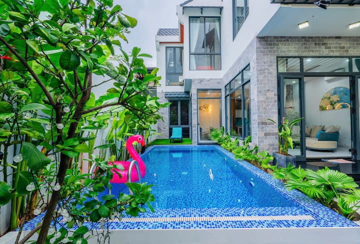 *Bigsale *Yumi Villa -4brs-full Ac-lovely Private - Da Nang