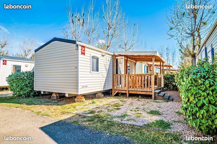 Mobilhome Dans Camping 4 éToiles - Valras-Plage