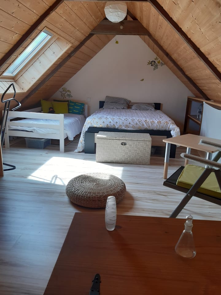 Chambre 2 Lits Chez L'habitant - Rostrenen