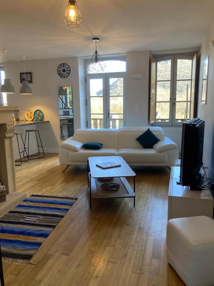 Duplex"au Château Ambulant" Au Bord De La Dordogne - Castelnaud-la-Chapelle