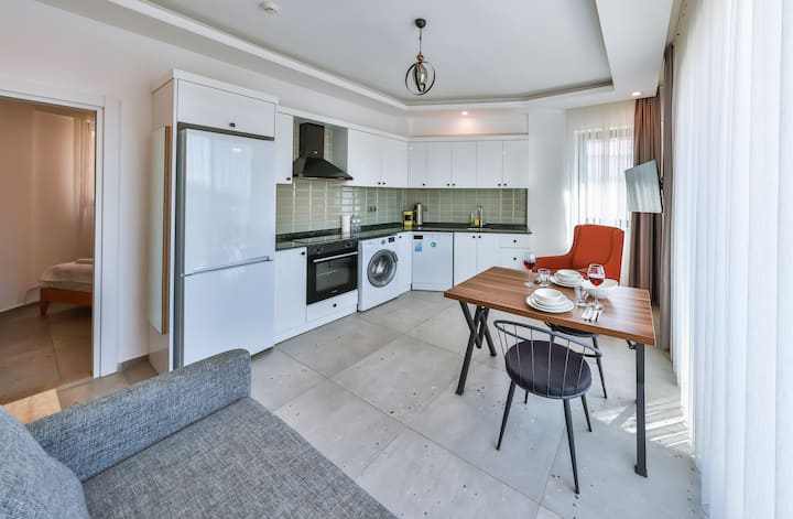 Happy Kaş Apart 1+1-105 Sea View With Balcony - Kaş