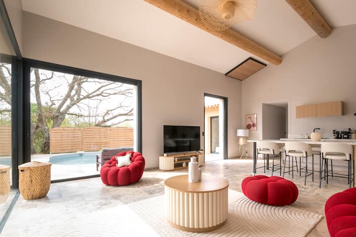 Villa Contemporaine Avec Piscine Proche Lourmarin - Cucuron