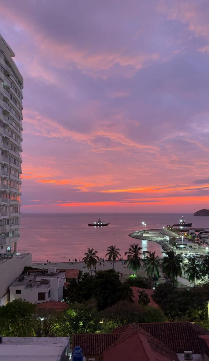Apartamento Con Hermosa Vista Al Océano - Santa Marta