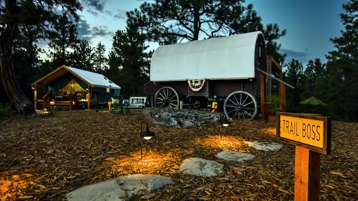 Trail Boss Historic Sheep Wagon - Park City, MT