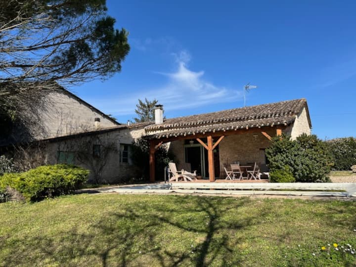 Gîte 4/5 Pers Vignoble Verdots - Bergerac