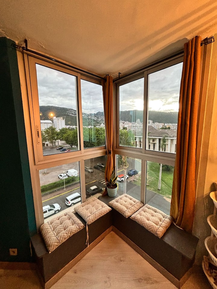 Kaz Fleuri (Studio+clim) - Saint-Denis, La Réunion