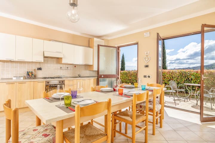 Ampia Casa Con Giardino, 2 Bagni Natura E Toscana - Montepulciano