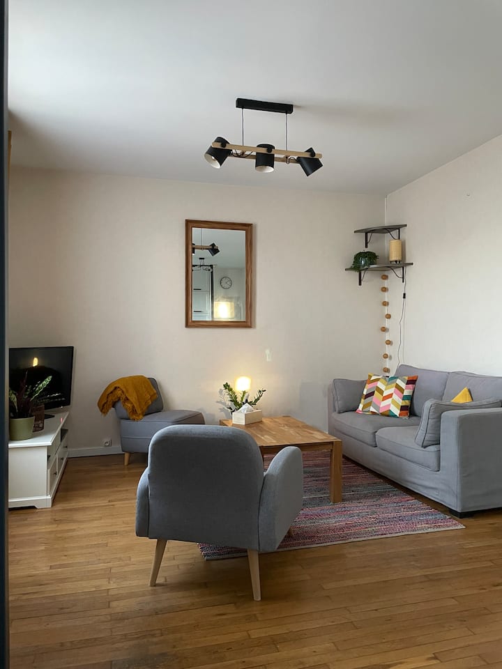 La Mangeoire, Maison Tourangelle Paisible - Tours