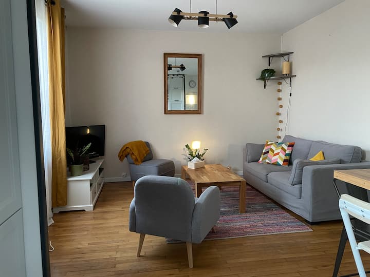 La Mangeoire, Maison Tourangelle Paisible - Tours