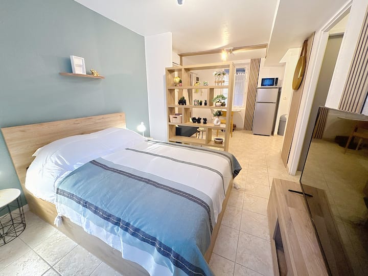 Studio Neuf Pro : Arrivée Autonome, Gare à 700m - Tarbes