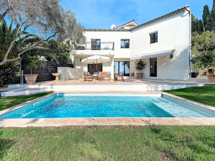 120m2 - Villa - Piscine Et Jardin - 3 Chambres - Cannes