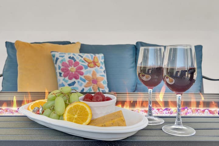 Dtown 2kingbd/2ba, Firepit, Bbq, 1block2marketwalk - Eberle Winery, Paso Robles