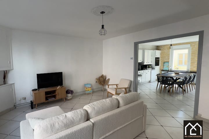 Villa Les Pieds Dans L'eau - 4chambres 10personnes - Boulogne-sur-Mer