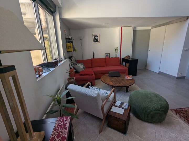 Duplex Chaleureux, 2 Chambres, Jardinet Et Parking - Montpellier