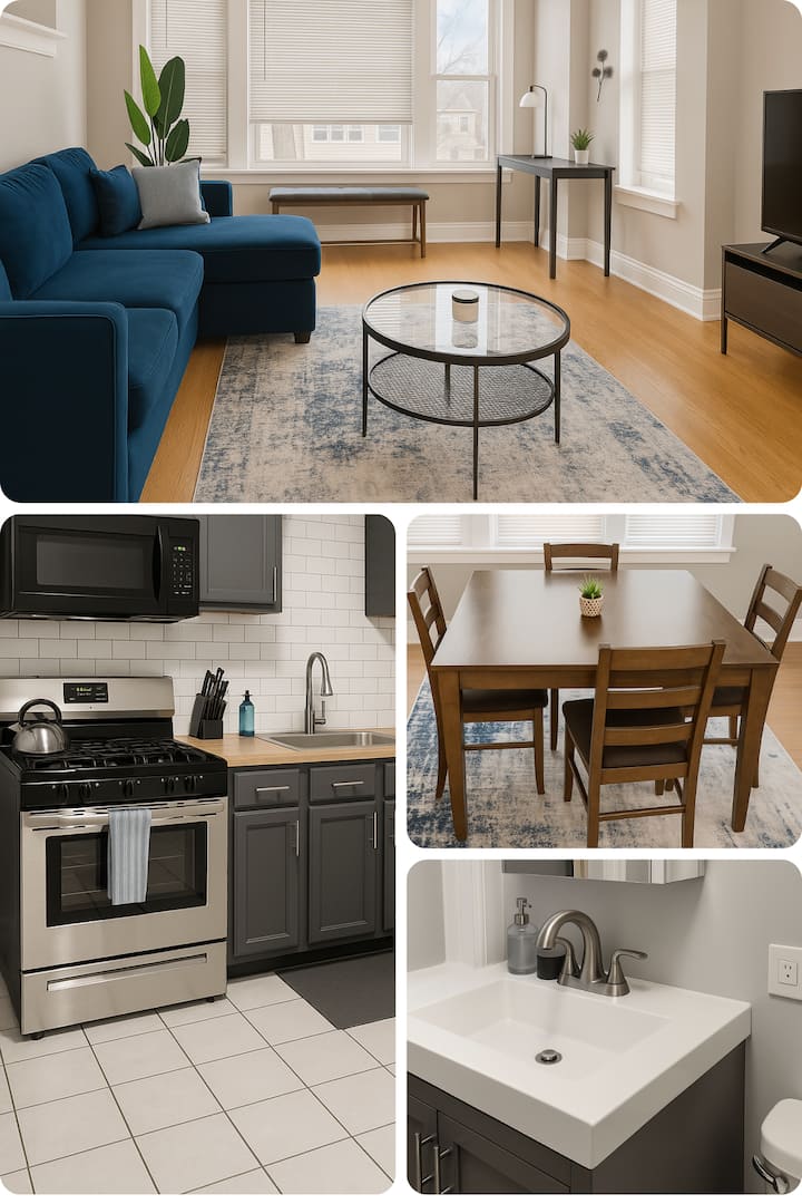 Radiant 2br Apt Near Shops - Chicago
