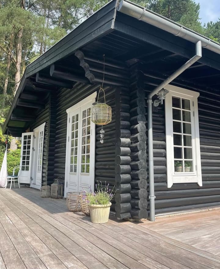 Bjælkehytte I Skovens Hjerte - Denmark