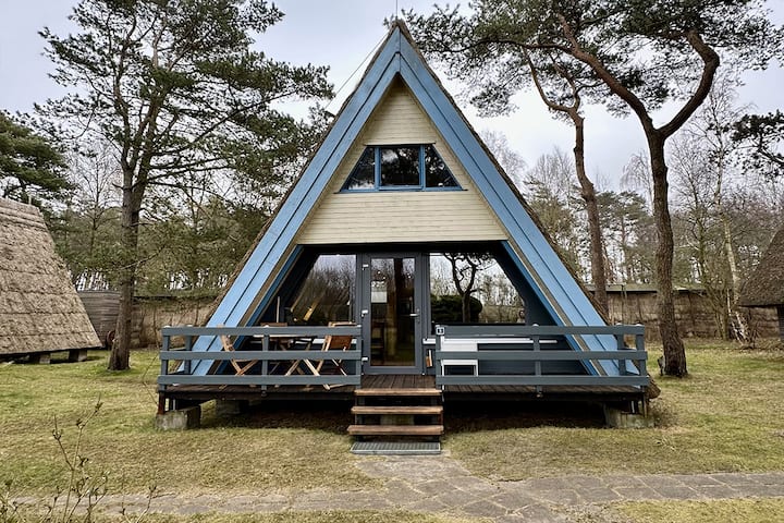 Gemütliche Finnhütte Mit Sauna Am Strand - Ahrenshoop