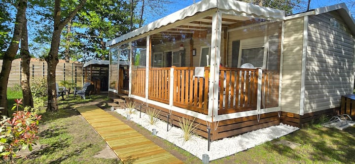 Bungalow 6 Personnes En Camping 4 éToiles - Mimizan