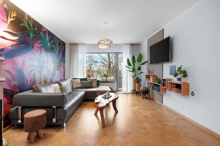 Stilvolles Design-apartment Mit Kamin - 5 Personen - Aschaffenburg