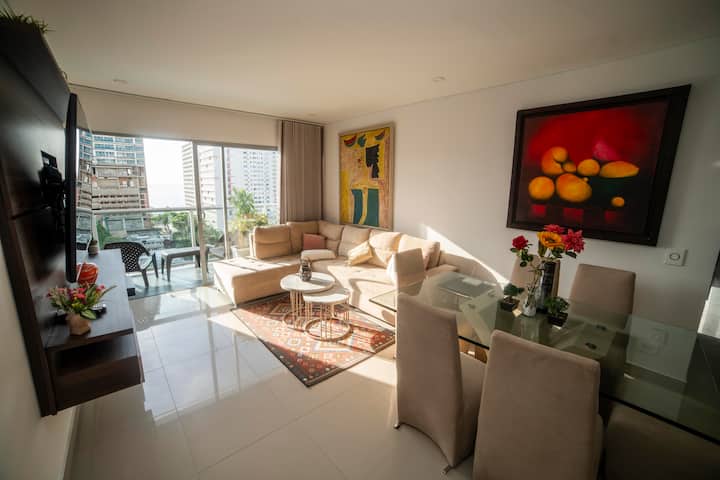 Luxury Apt, Beach And Bay View. 3r 3b And More. - Cartagena, Colombia