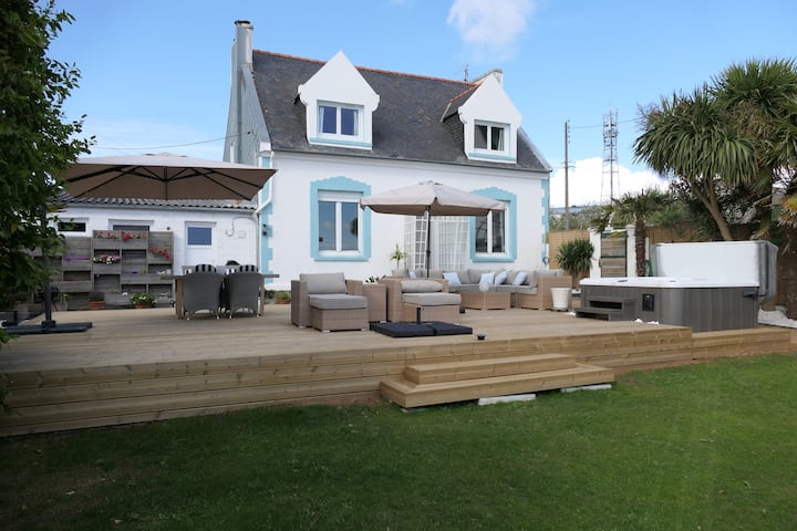 Maison De Charme Vue Mer Et Spa - Crozon