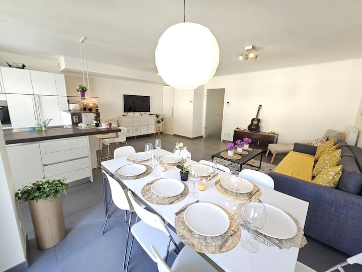 Executive 3br Flat | Terrace, Parking, Fast Wi-fi - Luxemburgo