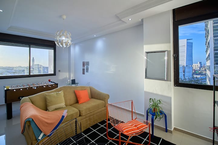 Vintage & Central – Vue Mosquée Hassan Ii - Casablanca, Maroc