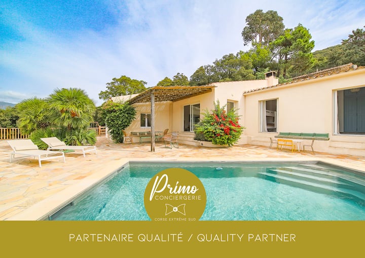 Villa Luma, 3 Chambres Avec Piscine Chauffée - Figari