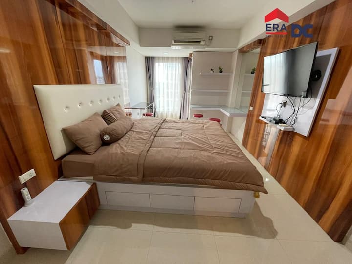 The Pinnacle |Studio Room For 2 Pax | 3min To City - Semarang