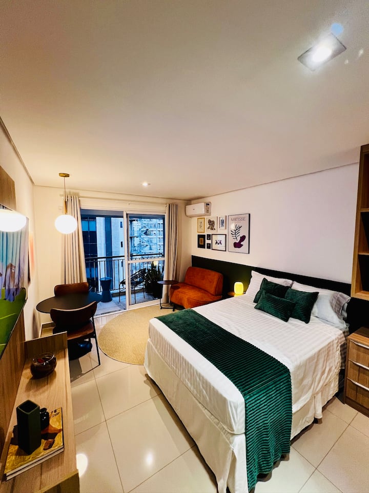 Studio Design Na Bela Vista | Perto Av. Paulista - Liberdade