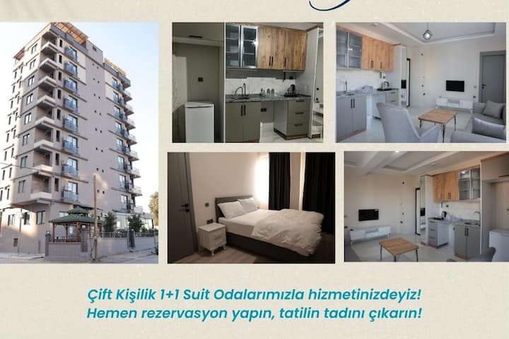Plaja Yakın 1+1, Kahvaltılı - Erdemli