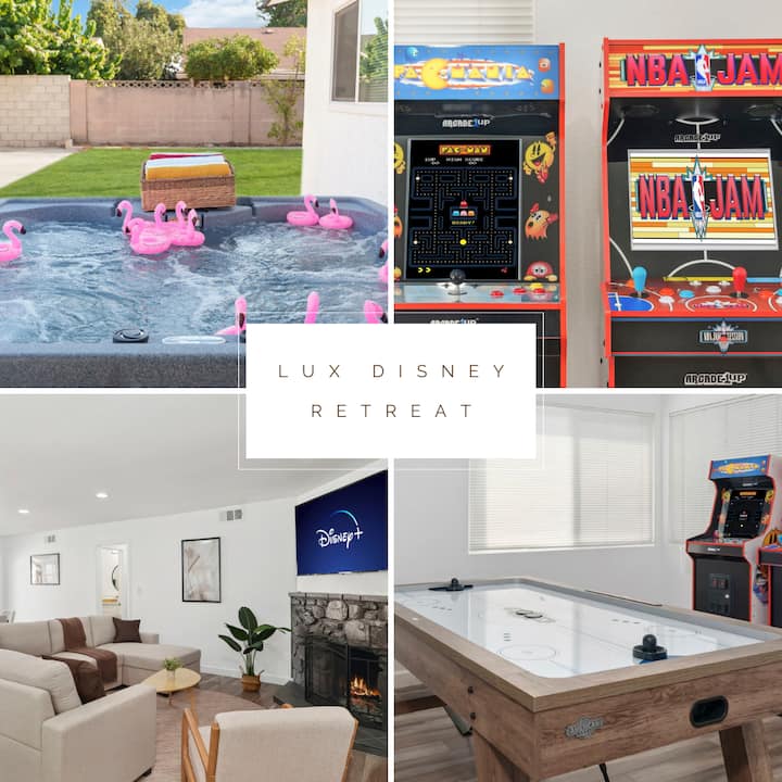Lux Disney Family Magic Oasis | Hot Tub & Arcade! - サンタアナ, CA