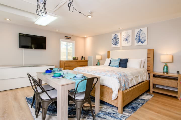 Studio + Private Yard+fire Pit+bbq+king Bed+ Bikes - San Diego, CA