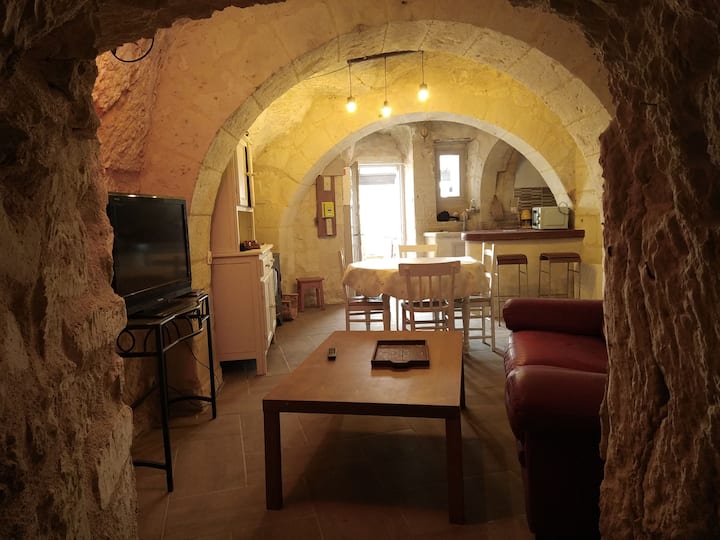 Gîte Troglodyte Vue Sur Loire - Saumur