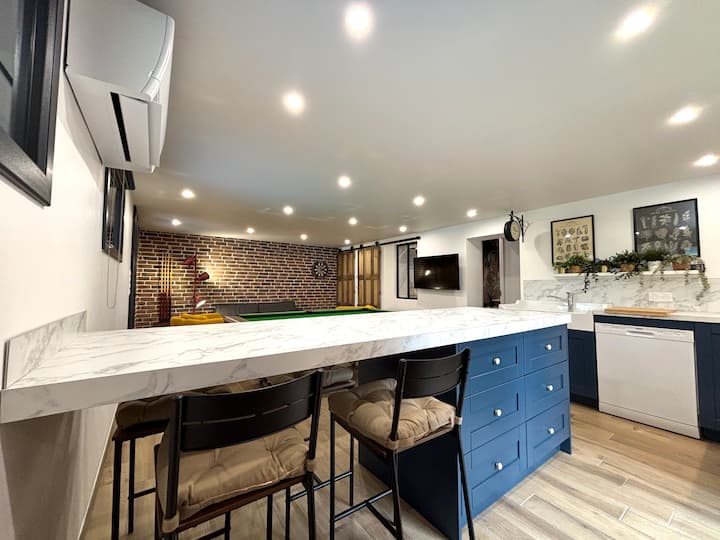 Le Qg Jarrézien - Wifi•billard•parking Privé - Soucieu-en-Jarrest